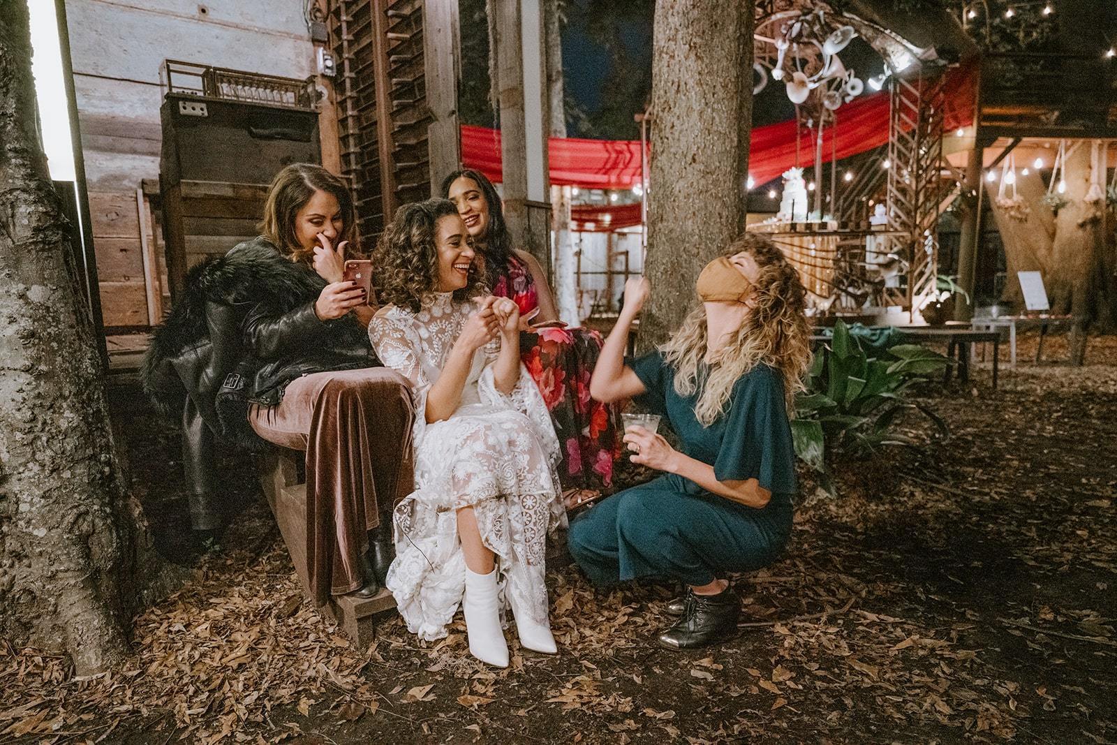 Real Brides Style File - Boho Bride Desiree Wears Freya Rose 'Jasmine